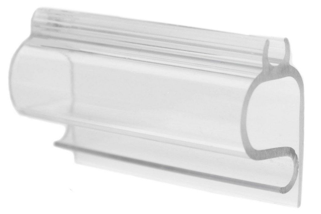 Small Clip Sign Holder - Clear