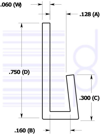 3 mm J-Channel