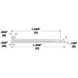 1-1/4 In Co- Ex Data Trak