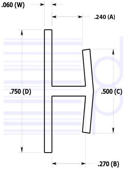 6 mm H-Channel