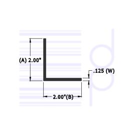 2 IN. x 2 IN. Right Angle (50.8 mm)